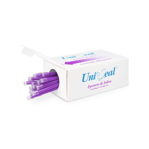 Eyectores de saliva desechables Uniseal 100 piezas | Reisix